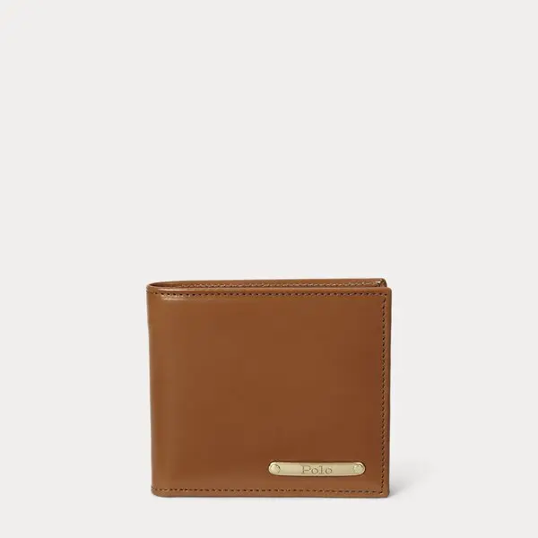 Ralph Lauren Bridle Leather Billfold Wallet - Tan