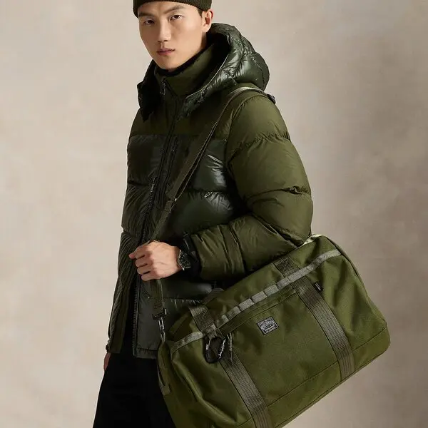 Ralph Lauren Nylon Oxford Outdoor Duffel - Olive