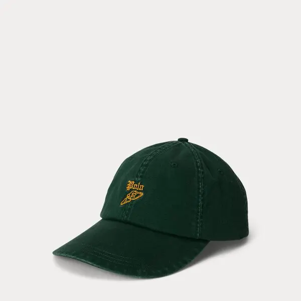 Ralph Lauren Embroidered Twill Cap - Vintage Pine
