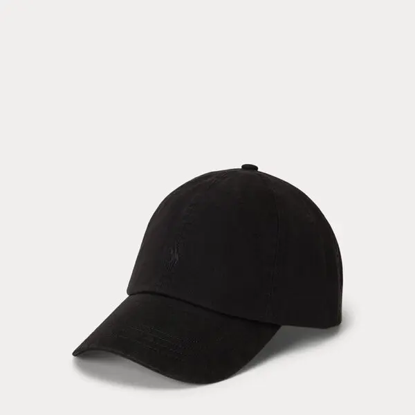 Ralph Lauren Garment-dyed Twill Cap - Polo Black