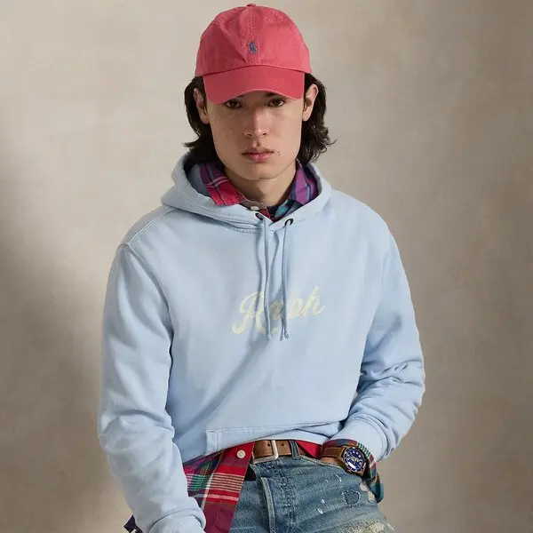 Ralph Lauren Logo Hoodie - Southport Blue