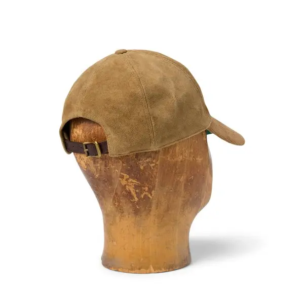 Ralph Lauren Roughout Suede Trucker Cap - Tan