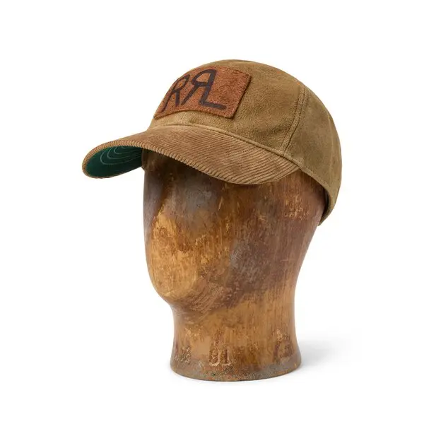 Ralph Lauren Roughout Suede Trucker Cap - Tan