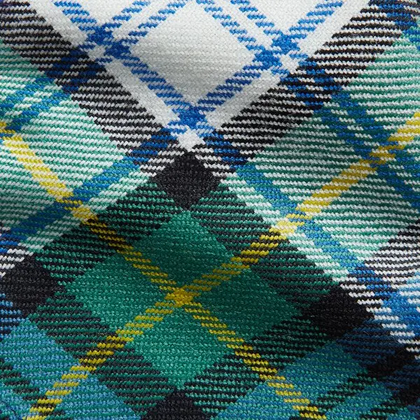 Ralph Lauren Tartan Wool Neck Tie - Green/blue Multi