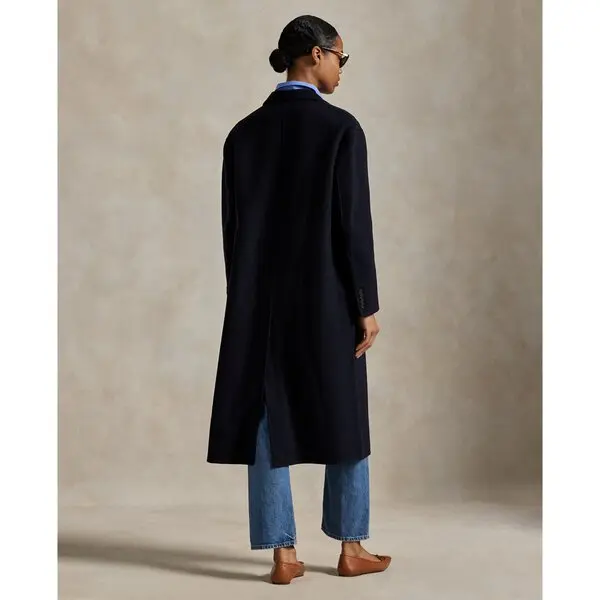 Ralph Lauren Double-faced Wool Overcoat - Navy