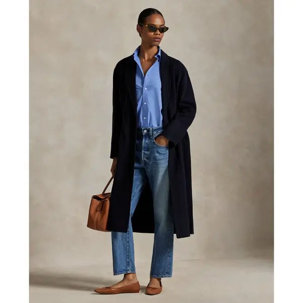 Ralph Lauren Double-faced Wool Overcoat - Navy