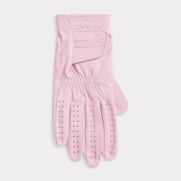 Ralph Lauren Cabretta Leather Golf Glove - Pink Flamingo