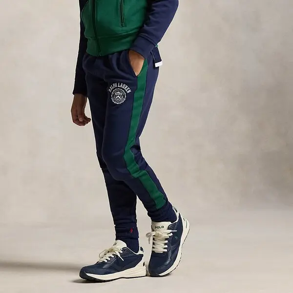 Ralph Lauren Logo Crest Double-knit Jogger Pant