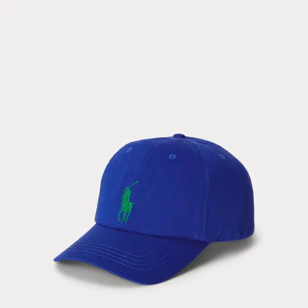Ralph Lauren Big Pony Cotton Twill Ball Cap - New Sapphire