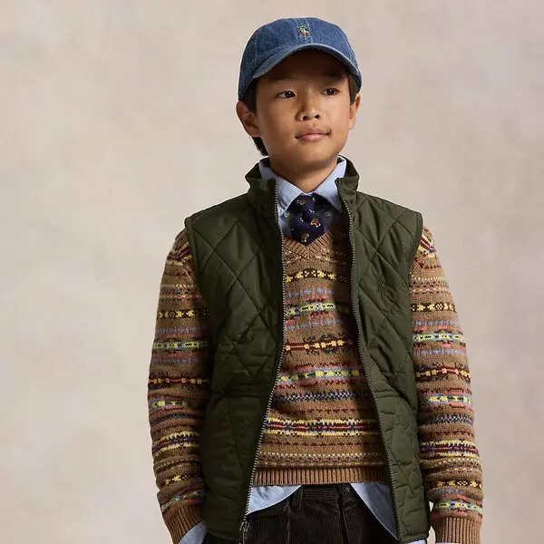 Ralph Lauren Fleece-lined Quilted Vest
