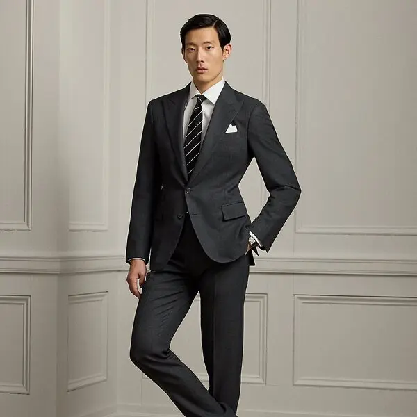 Ralph Lauren Gregory Hand-tailored Birdseye Suit