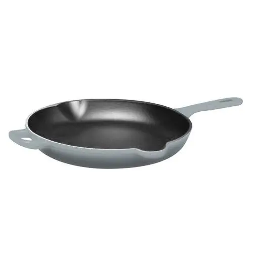 CHANTAL 10 Inch Round Cast Iron Skillet - Fade Gray