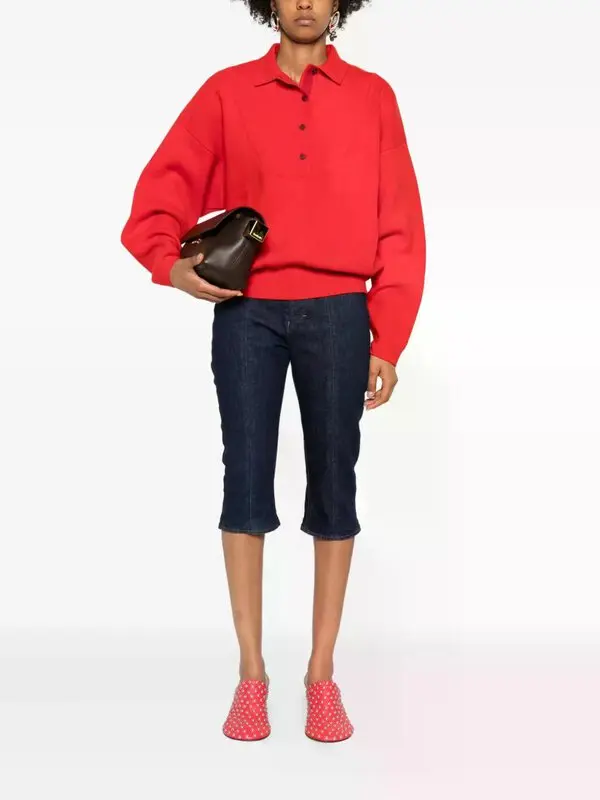 Jacquemus Polo-neck Sweater - Red