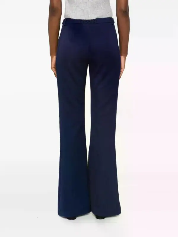Patrizia Pepe Embroidered Split-hem Trousers