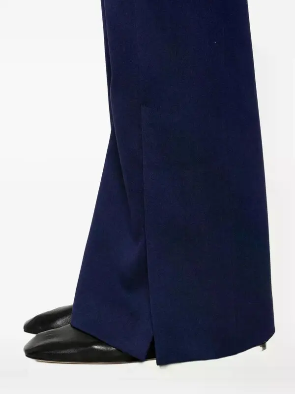 Patrizia Pepe Embroidered Split-hem Trousers
