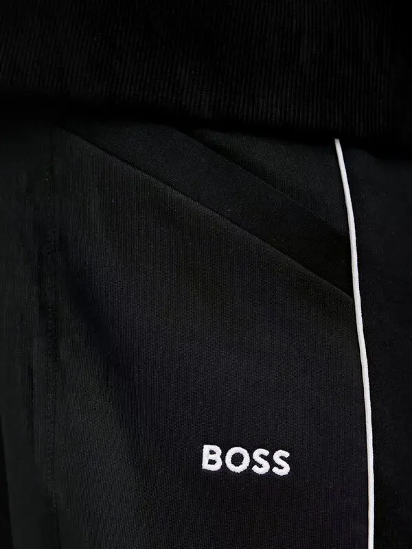 BOSS Side-stripe Straight Leg Trousers