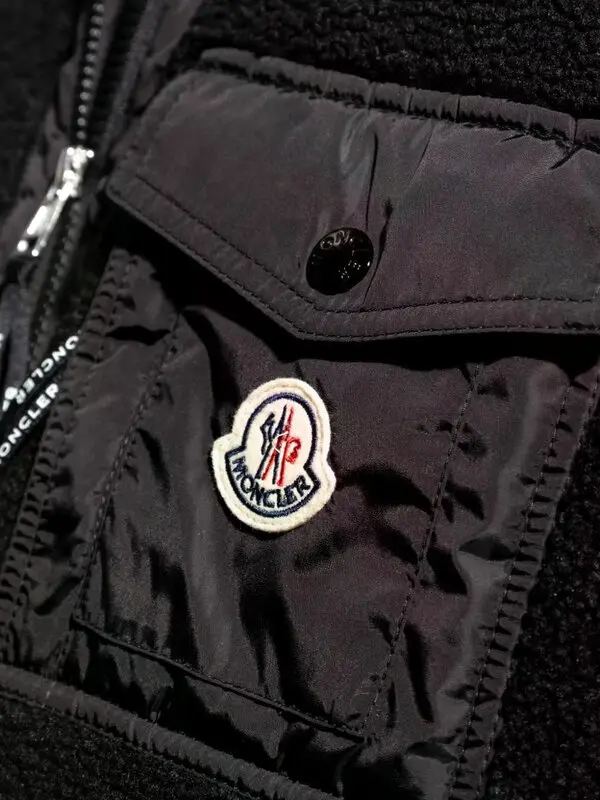 Moncler Fleece Patch-pocket Sweater