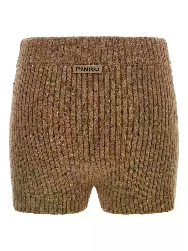 Pinko Embellished Ribbed Shorts