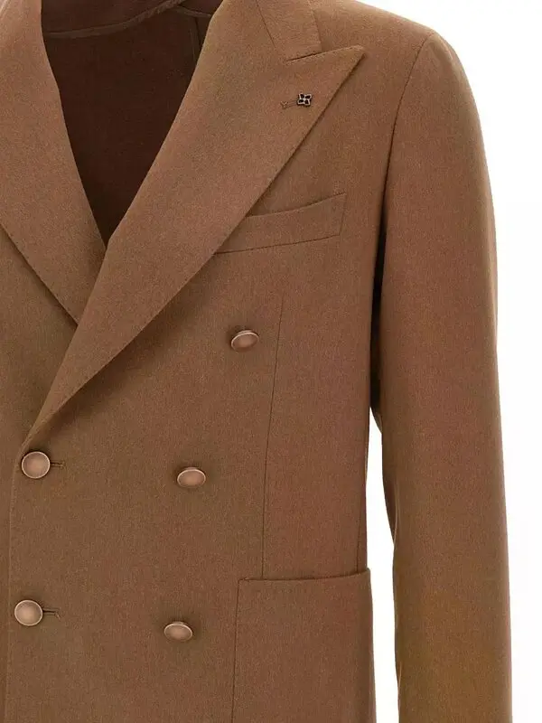 Tagliatore Double-breasted Patch-pocket Jacket