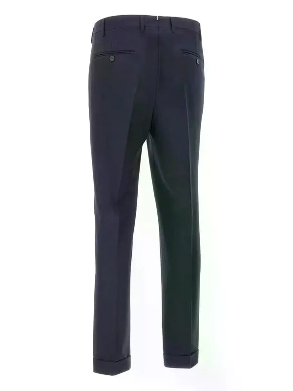 DEVORE INCIPIT Pleated Front-button Trousers