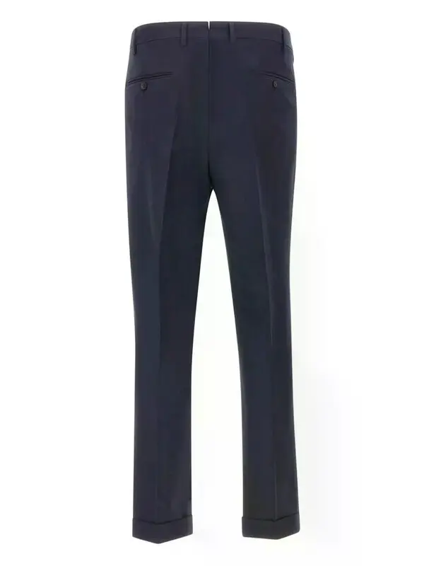 DEVORE INCIPIT Pleated Front-button Trousers