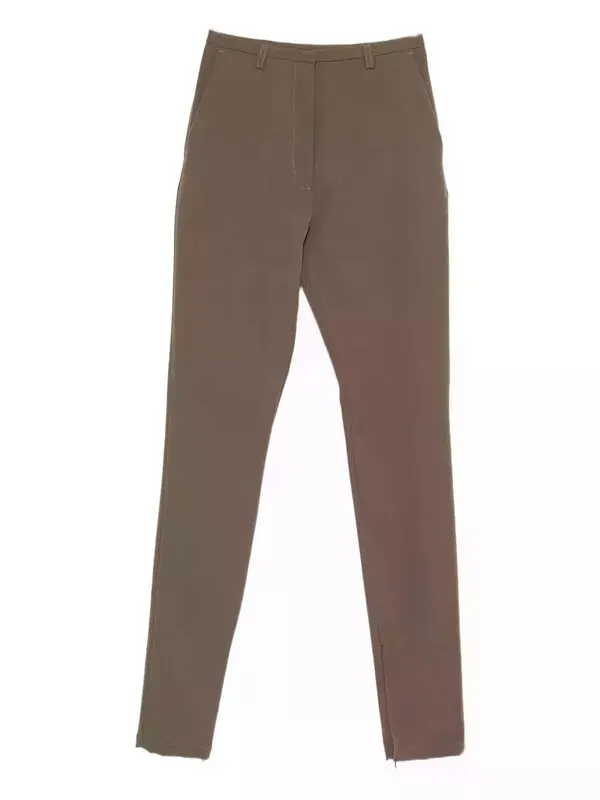 THELATEST Zip-detail Trousers - Neutrals