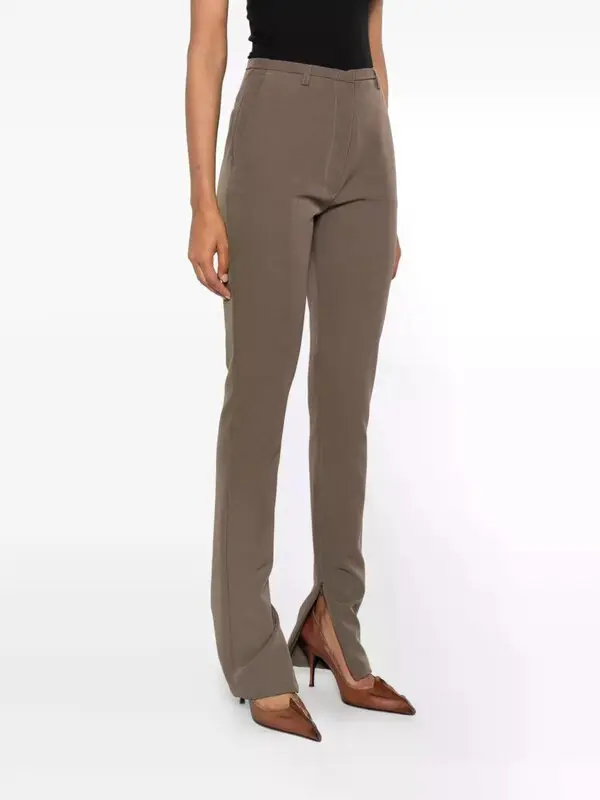 THELATEST Zip-detail Trousers - Neutrals