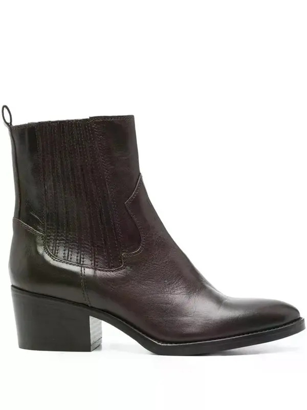 CURIOSITÈ 55mm Leather Ankle Boots