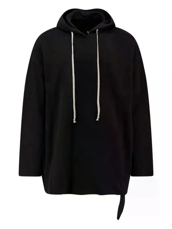Rick Owens Drawstring-hem Hoodie - Black