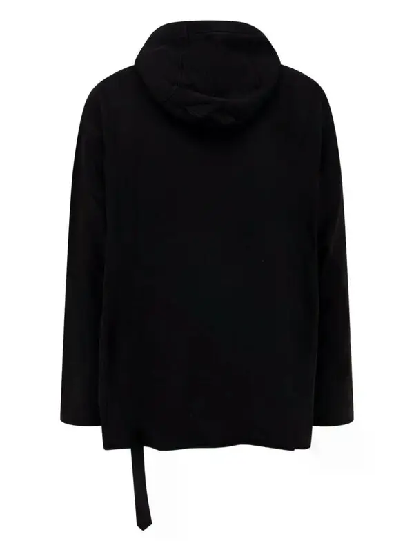 Rick Owens Drawstring-hem Hoodie - Black