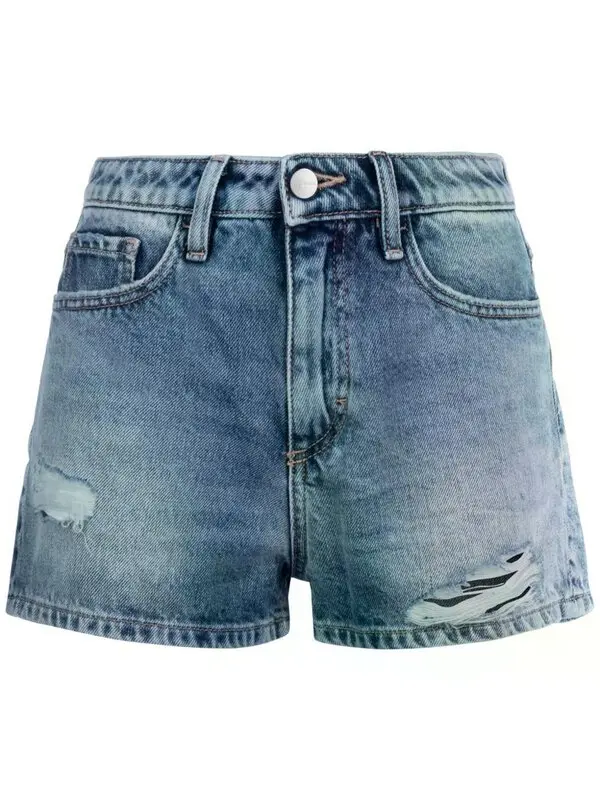 ICON DENIM LA Distressed Denim Shorts