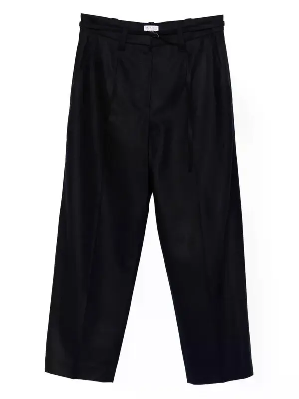 Brunello Cucinelli Pleated Wool Trousers