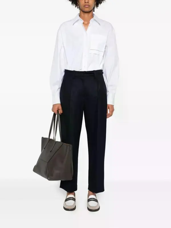 Brunello Cucinelli Pleated Wool Trousers