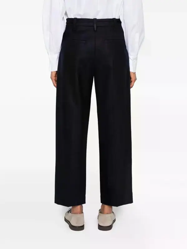 Brunello Cucinelli Pleated Wool Trousers