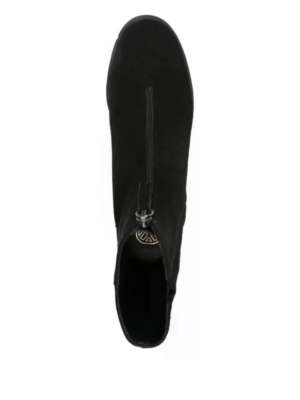 Unisa 50mm Zip-front Block-heel Ankle Boots