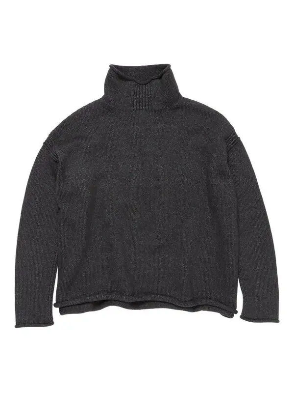 Acne Studios Embroidered-logo High-neck Sweater