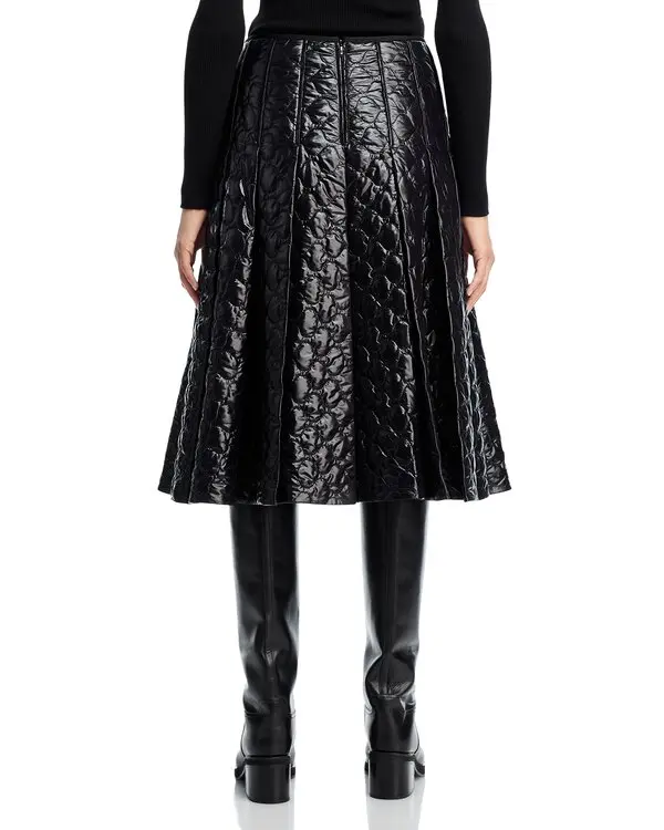 Moncler A-line Quilted Skirt