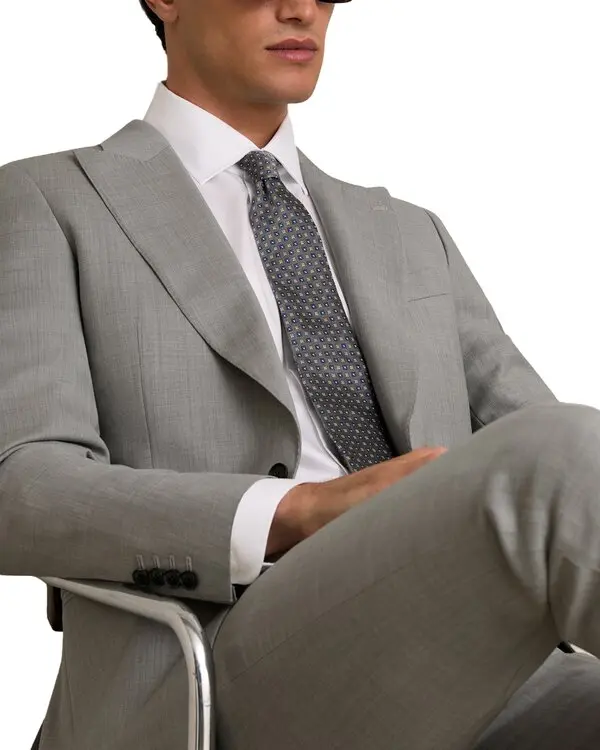 REISS Inspire Slim Fit Peak Lapel Wool Blazer