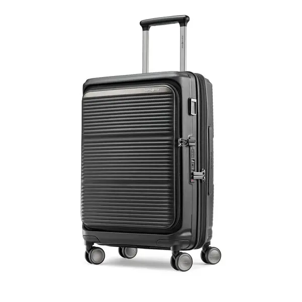 SAMSONITE Paralux Expandable Spinner Carry On Suitcase - Black