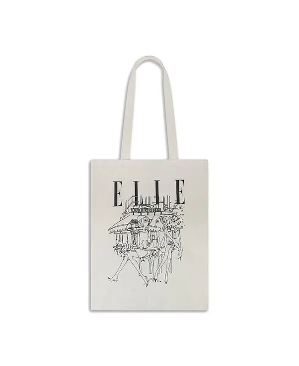 ELLE COLLECTION Graphic Print Tote Bag