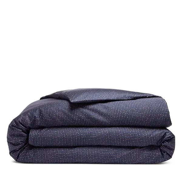 SCHLOSSBERG Erin Sateen Duvet Cover, Queen - Navy Bleu