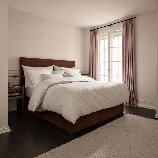 SCHLOSSBERG Yael Jacquard Sham, Standard - Light Beige