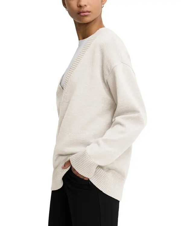 Good American Deep V Knit Sweater