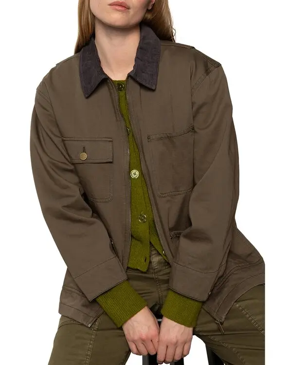 Sanctuary Barn Jacket - Burnt Olive