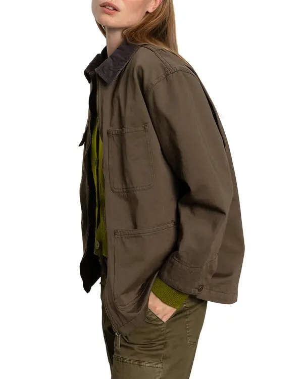 Sanctuary Barn Jacket - Burnt Olive