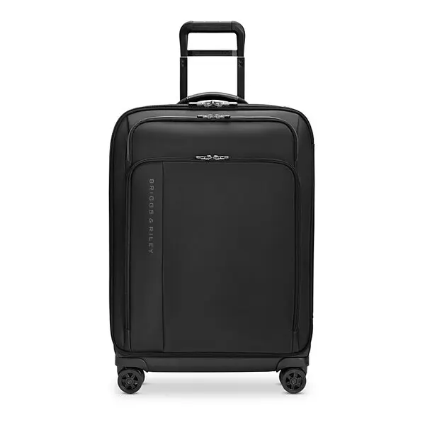 Briggs & Riley Expandable Spinner Checked Bag - Black