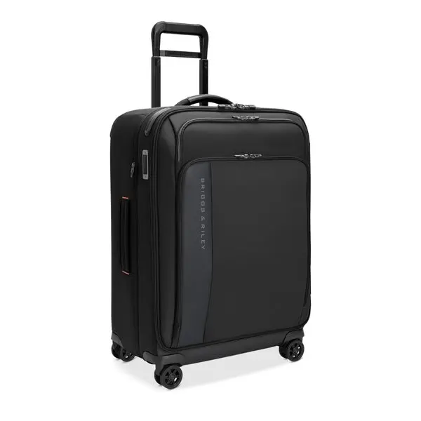 Briggs & Riley Expandable Spinner Checked Bag - Black
