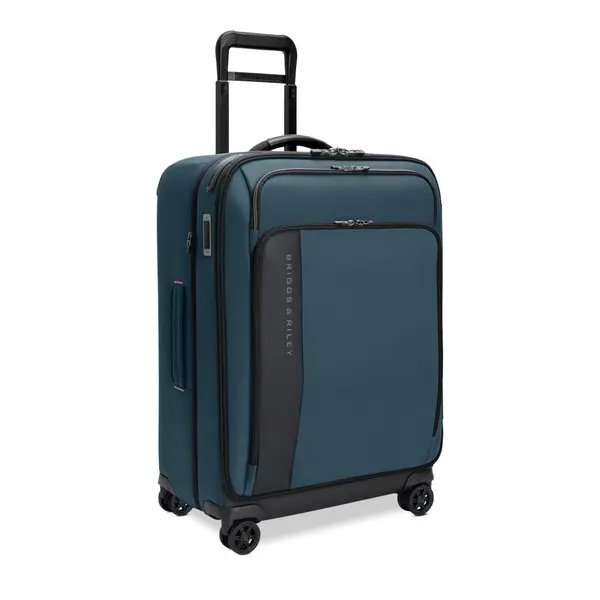 Briggs & Riley Expandable Spinner Checked Bag - Ocean