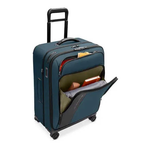 Briggs & Riley Expandable Spinner Checked Bag - Ocean