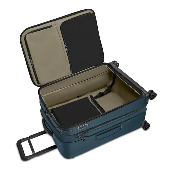 Briggs & Riley Expandable Spinner Checked Bag - Ocean